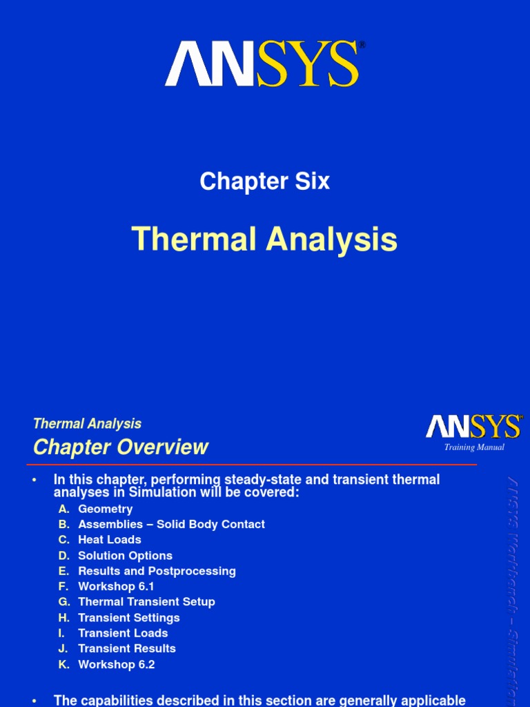 Thermal Analysis: Chapter Six | PDF | Heat Transfer | Heat