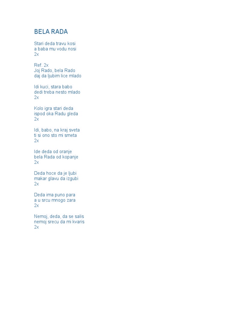 Bela Rada | PDF