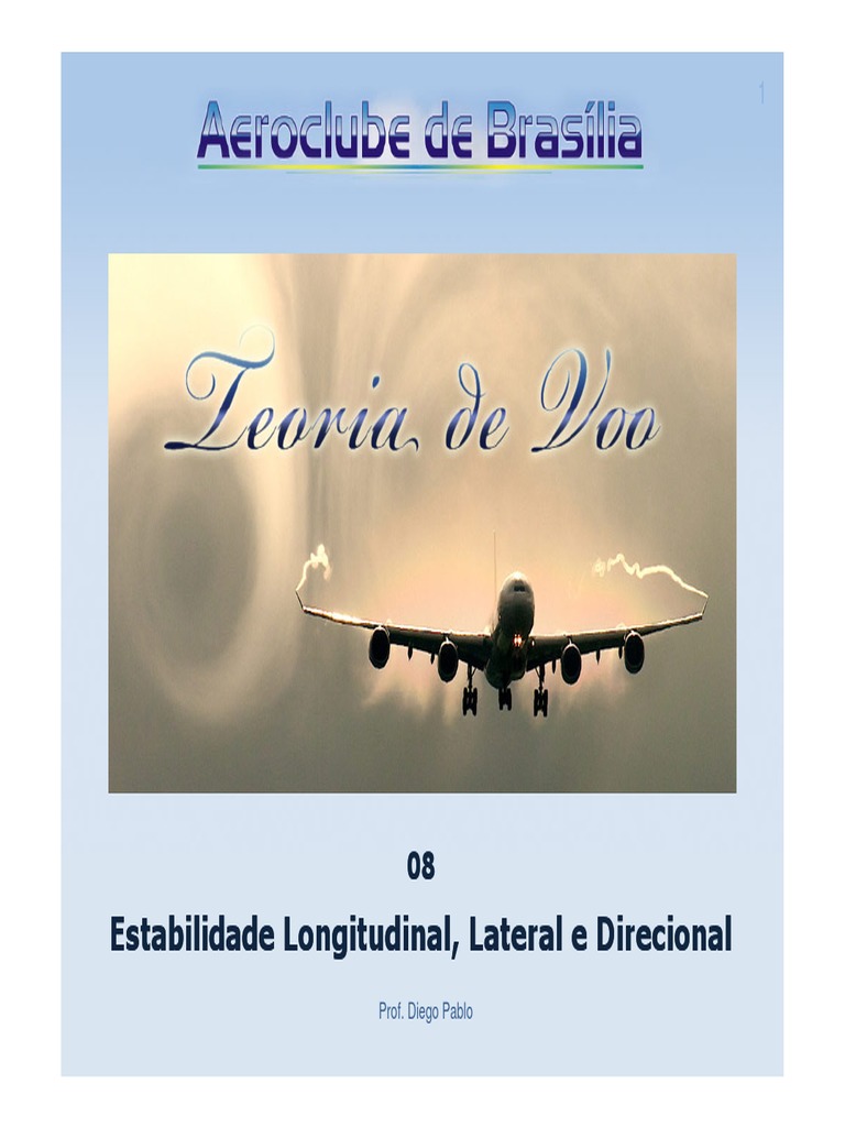 TVA08 - Estabilidade Longitudinal, Lateral e Direcional | PDF ...