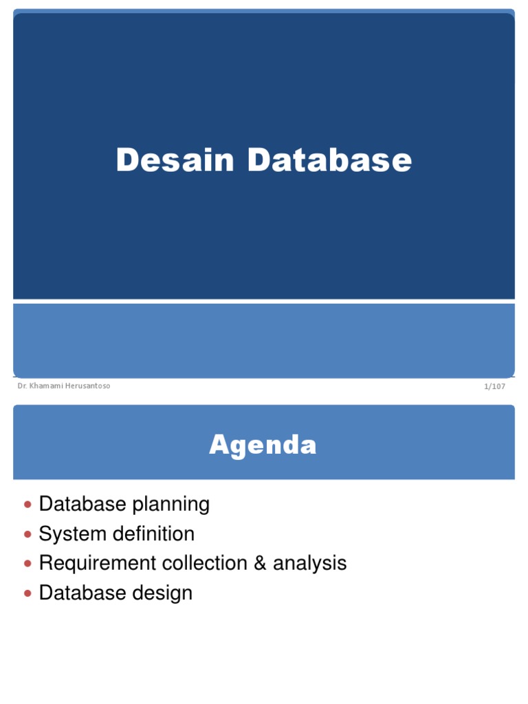07 Database Design | PDF