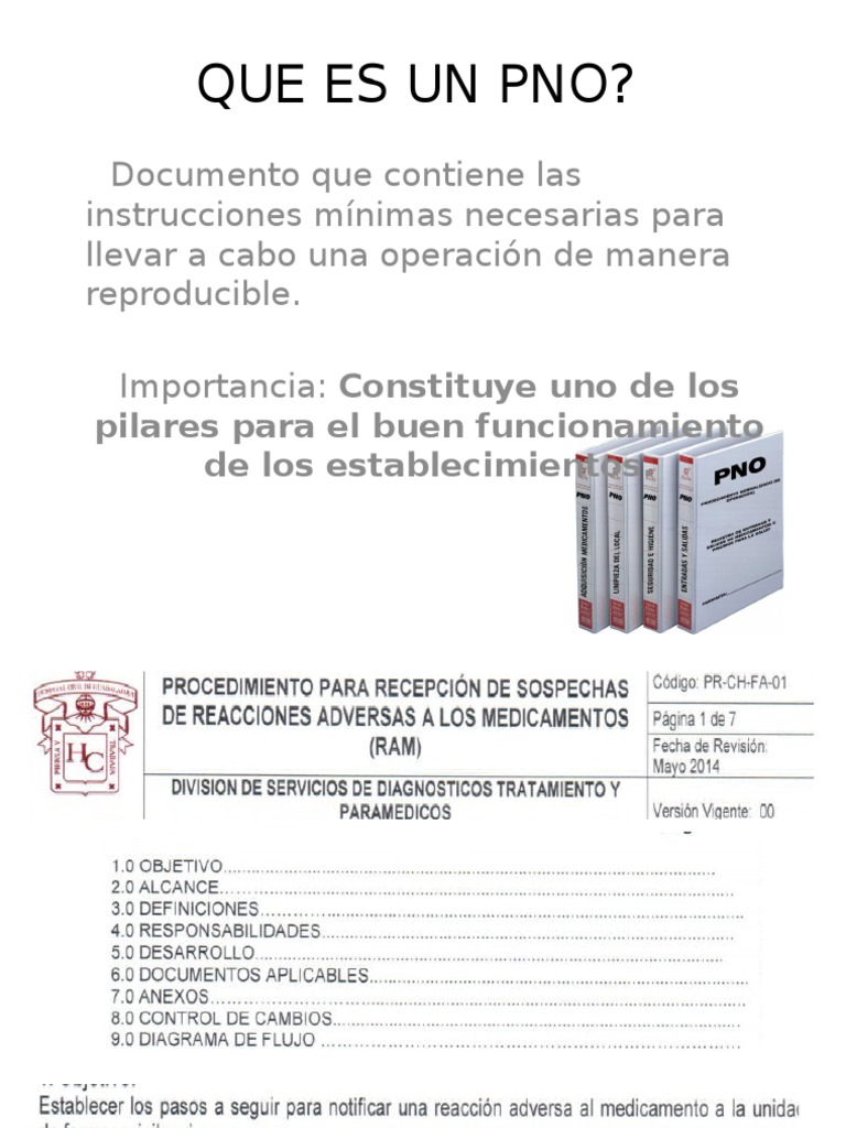 Qué es un PNO y su importancia | PDF