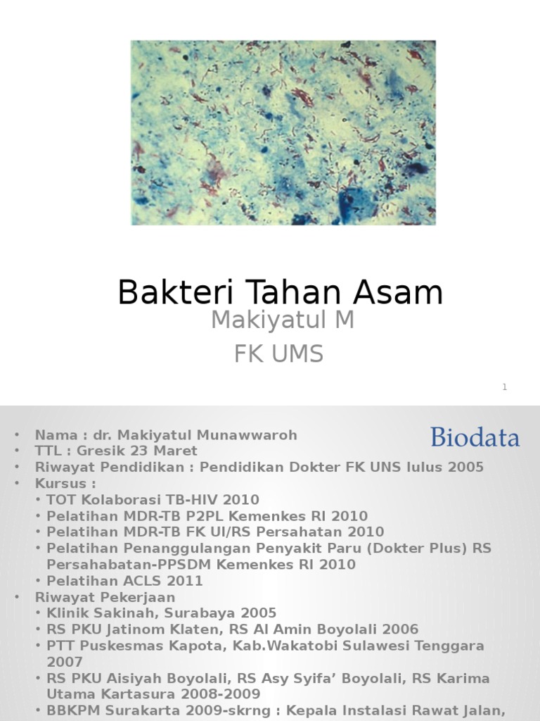 Bakteri Tahan Asam | PDF