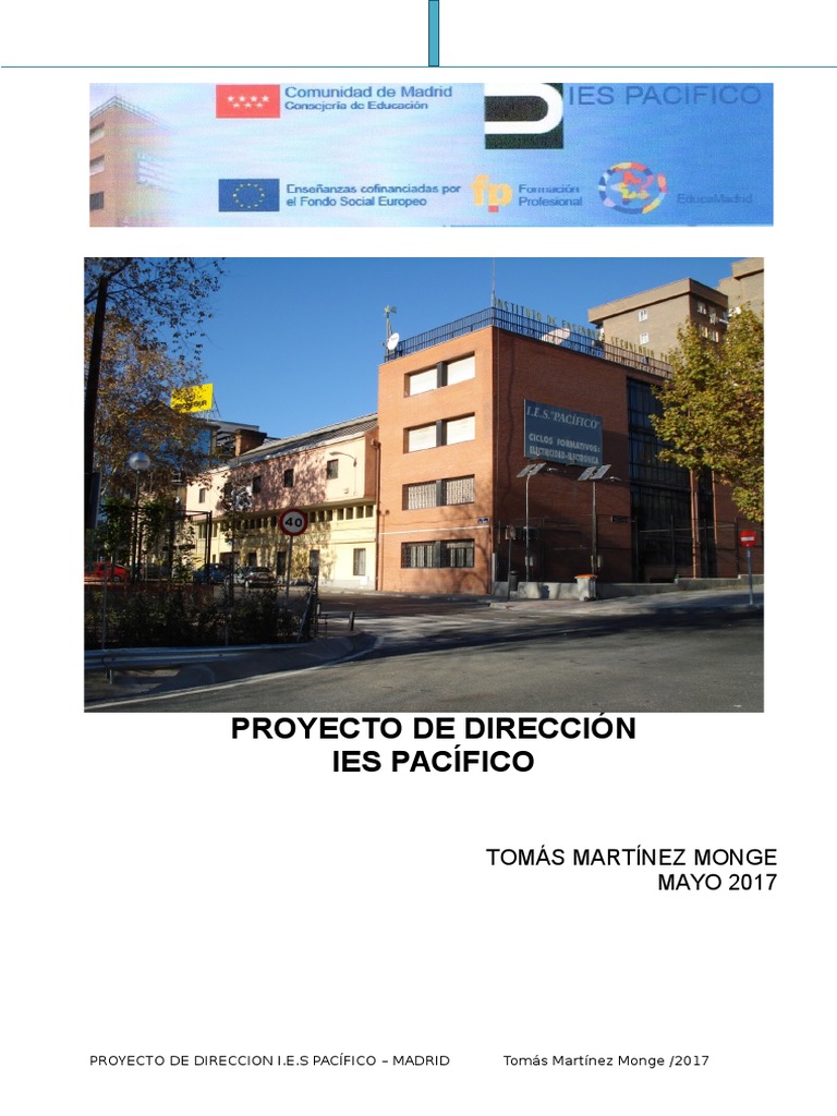 Proyecto Final Dirección Tomás Martínez Monge IES Pacifico 2017 ...