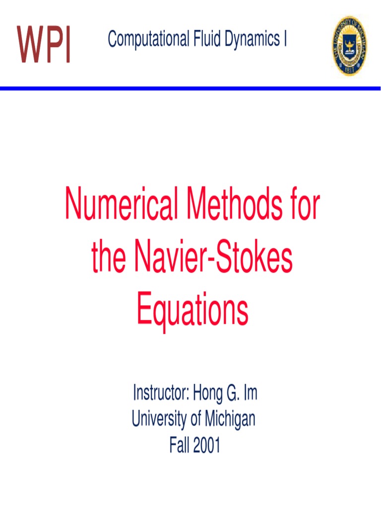 CFD Guide to Solving Incompressible Navier-Stokes Equations | PDF ...