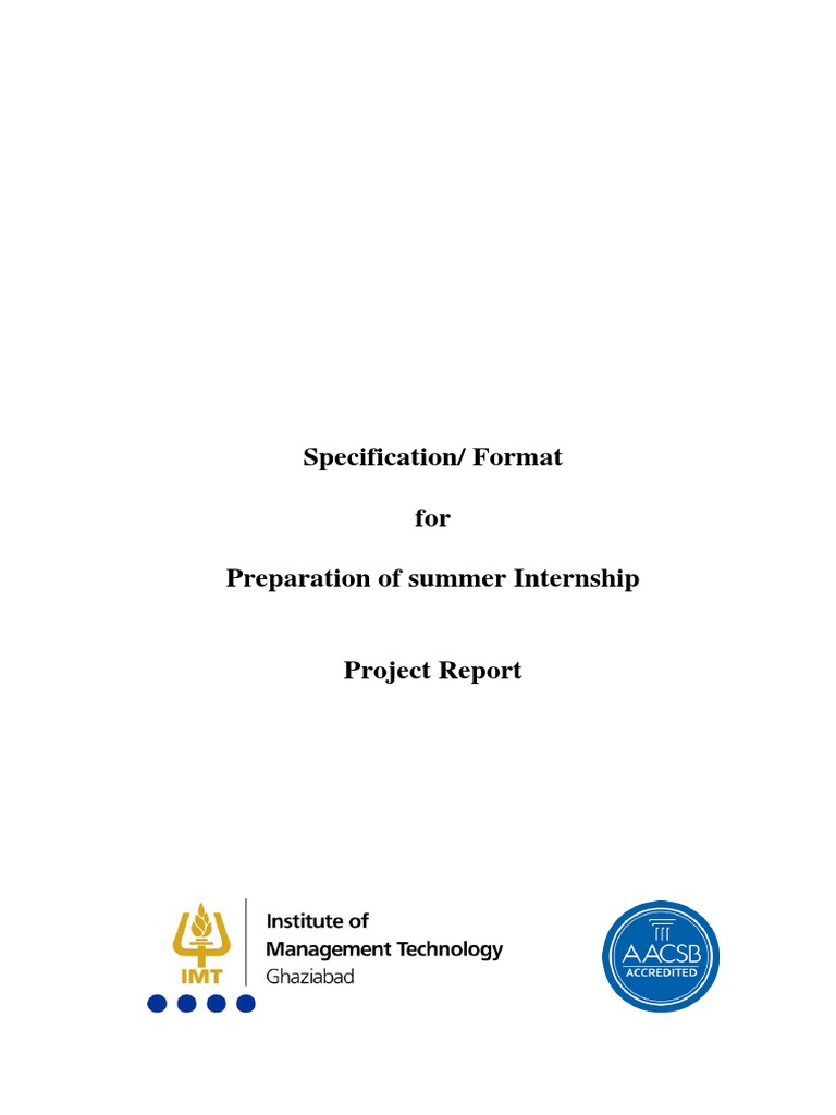 Format For SIP Report Preparation | PDF | Strategic Management | Hypothesis