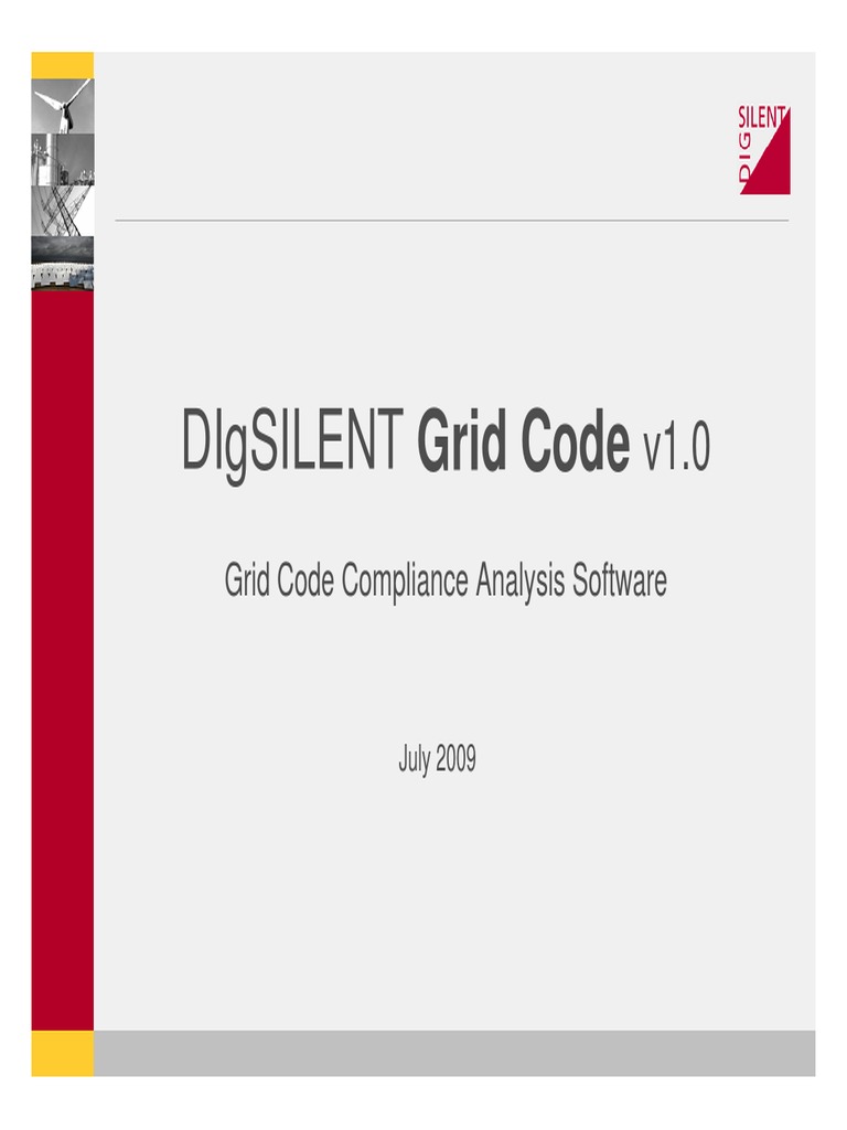 DIgSILENT GridCode v1.2 PDF | PDF
