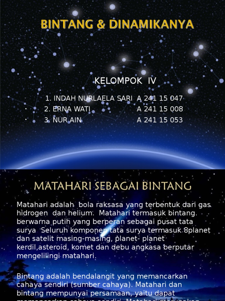 Memahami Bintang dan Rasi Bintang | PDF