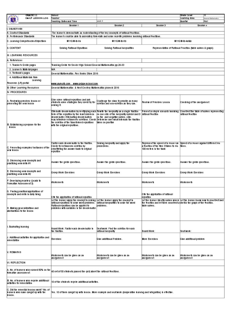 General Math DLL For SHS - (More DLL at Depedtambayanph - Blogspot.com ... General Math DLL For SHS - (More DLL at Depedtambayanph - Blogspot.com ...