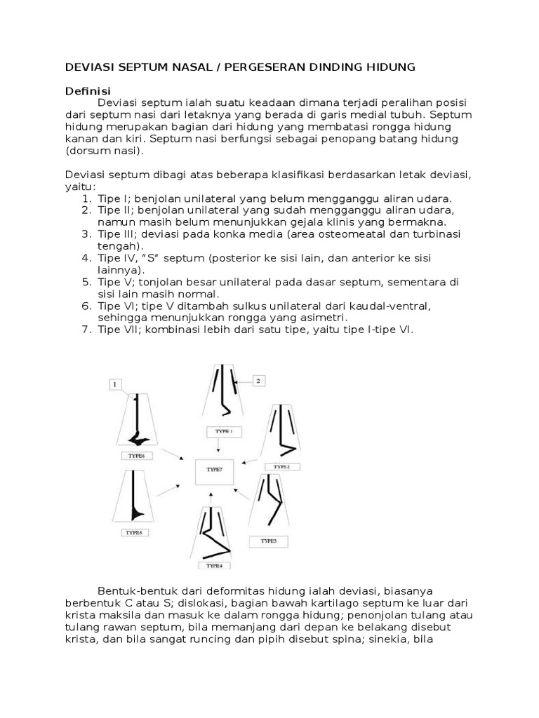 Deviasi Septum Nasal | PDF