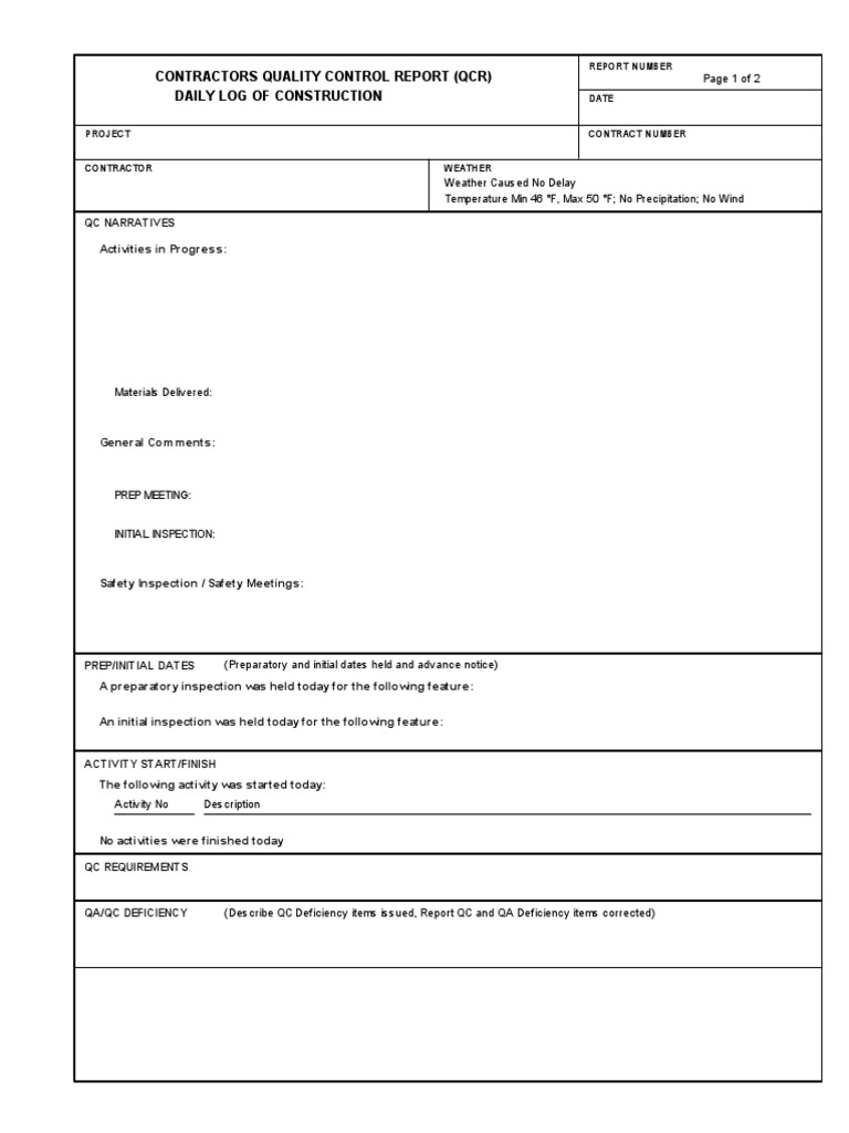 Fig 4-4 RMS Sample QC Daily Report PDF | PDF | Business
