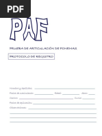 Examen Logopédico ELA-Albor | PDF | Artes del Lenguaje y Comunicación ...