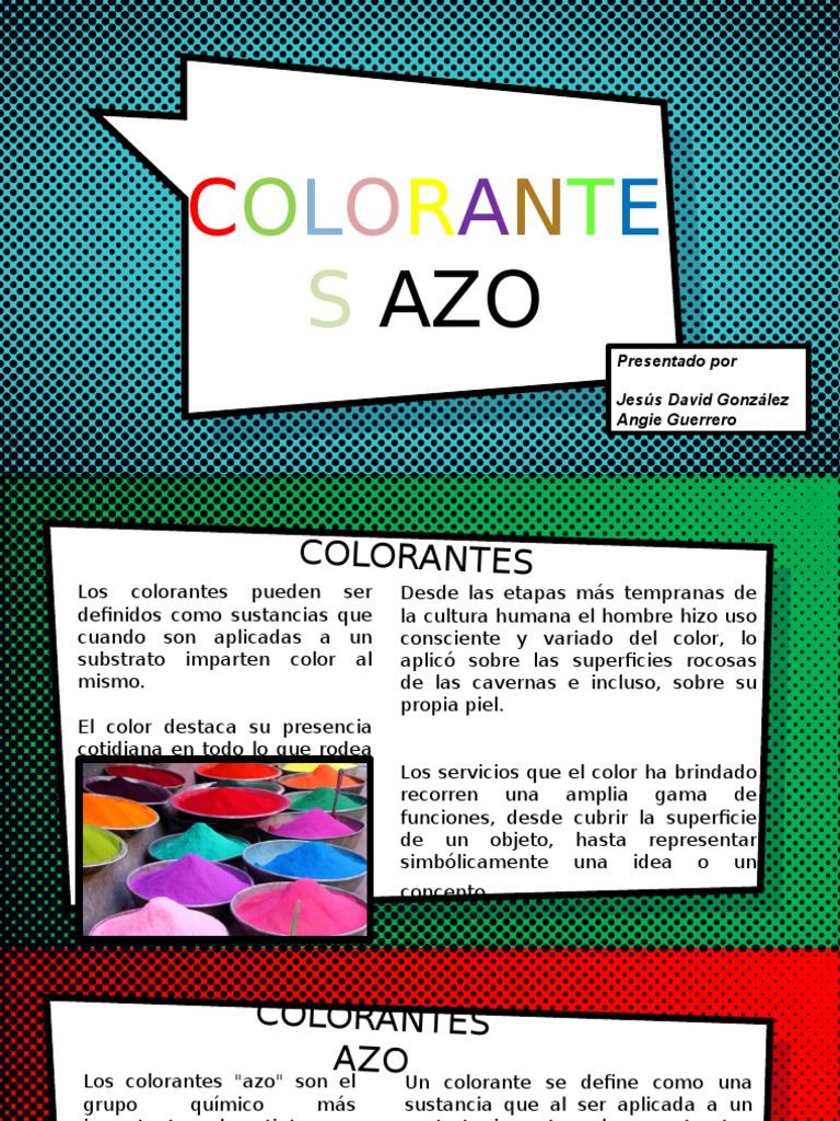 Colorantes Azo | PDF | Color | Compuestos químicos