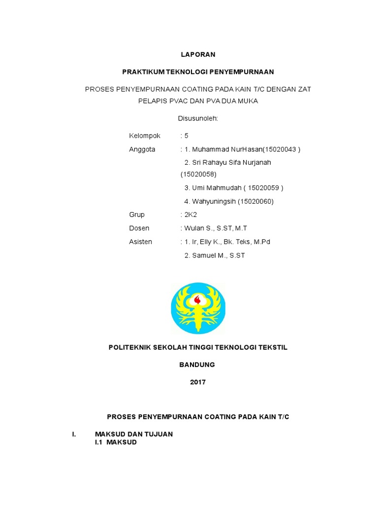 LAPORAN Coating | PDF