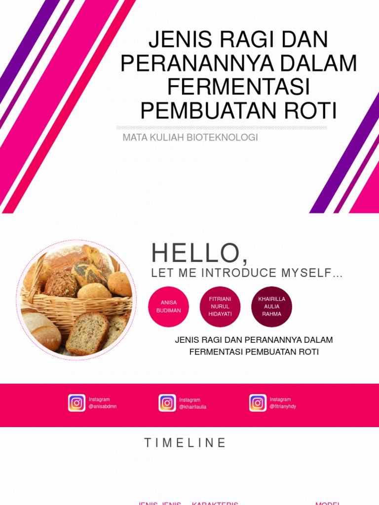 Peranan Ragi Dalam Fermentasi Roti - Kelompok 8 | PDF | Memasak ...