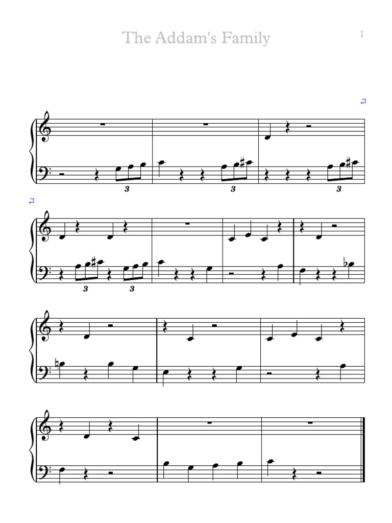 Addams Family Theme | PDF | Family | Society