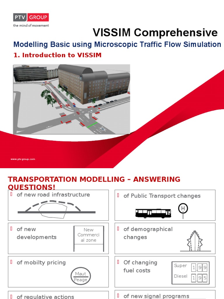 Vissim Training - 1. Introduction | Traffic | Computer Simulation