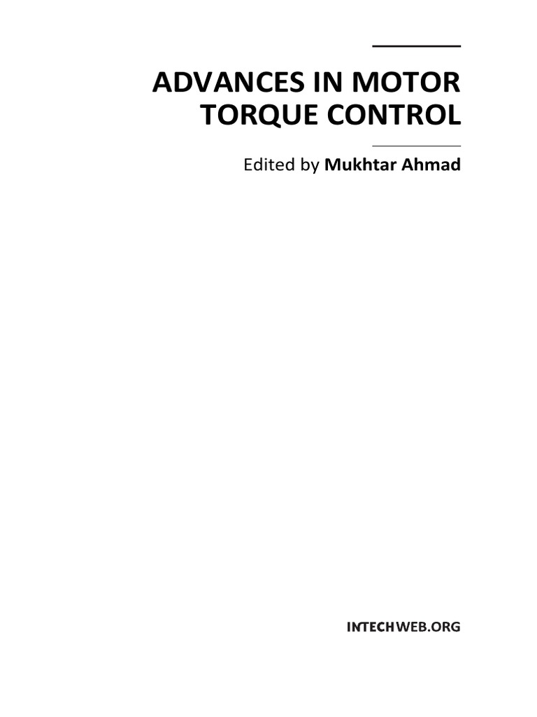 Advances in Motor Torque Control PDF | PDF | Steering | Gear