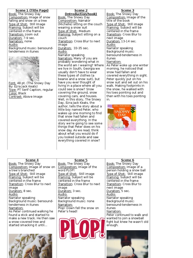 Book Trailer Storyboard | PDF | Leisure