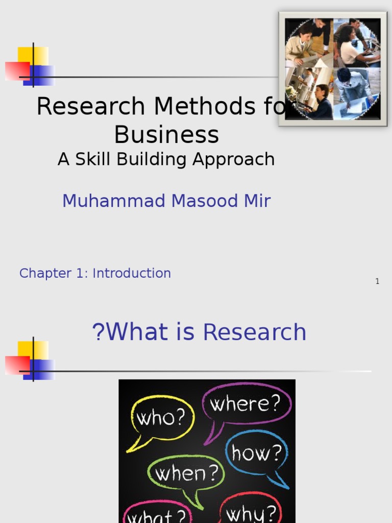 BRM Chap 1 | PDF | Basic Research | Behavior