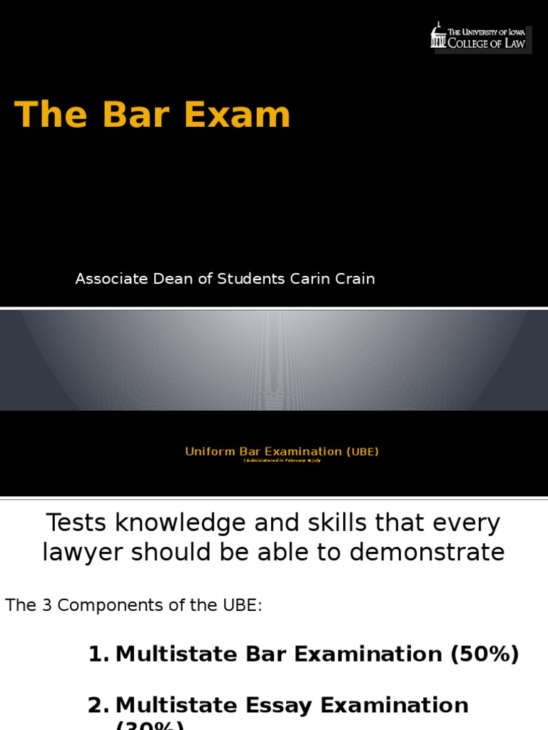 Overview of the Uniform Bar Exam | PDF | Test (Assessment) | Lawyer
