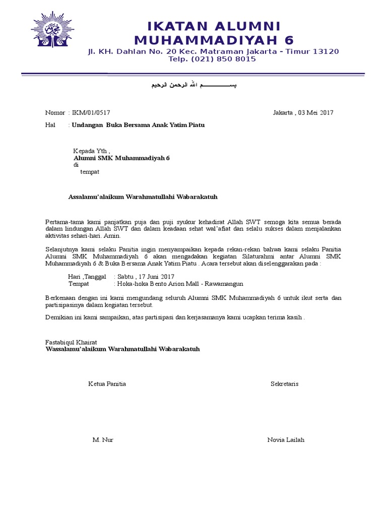 Kop Surat Remaja Muhammadiyah | PDF