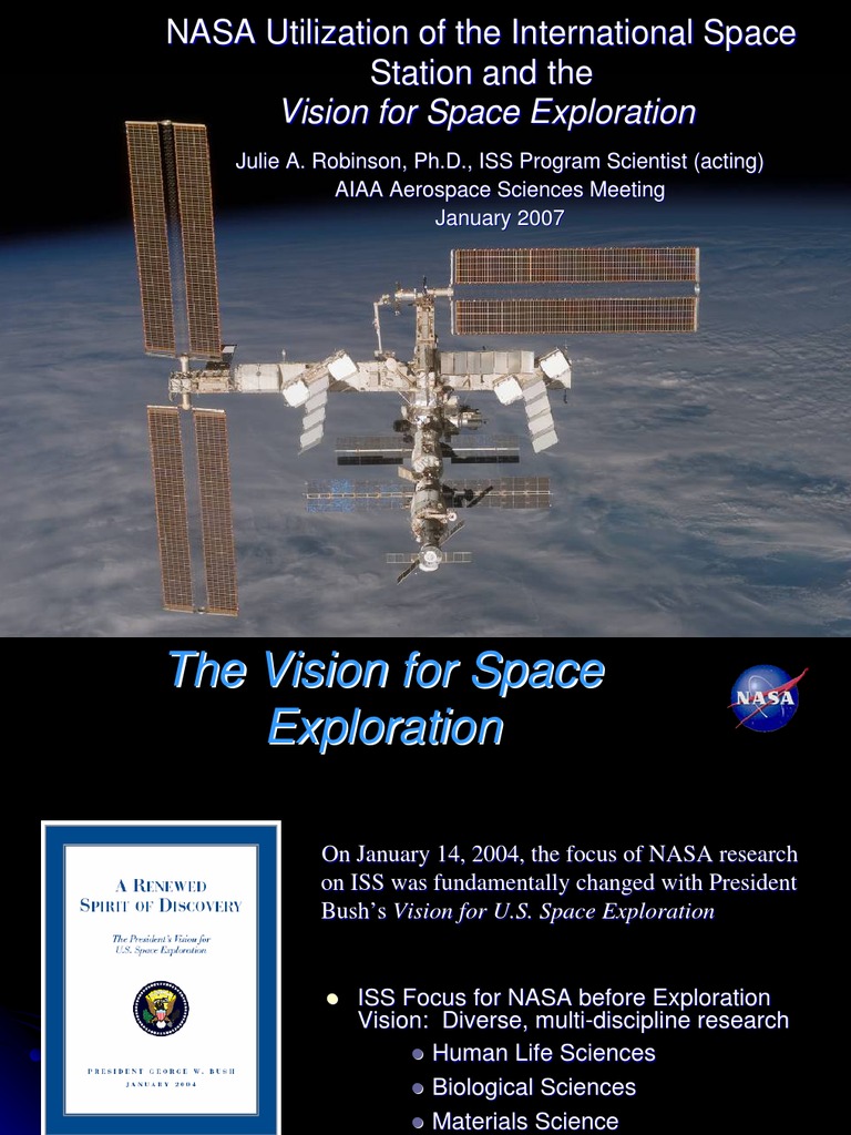 NASA 168737main AIAA 2007 ISSandVision | PDF | International Space ...