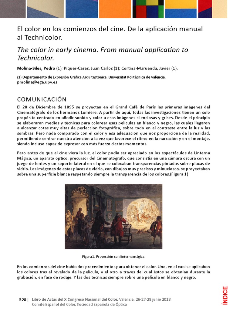 Evolución del Color en el Cine | PDF | Color | Cian