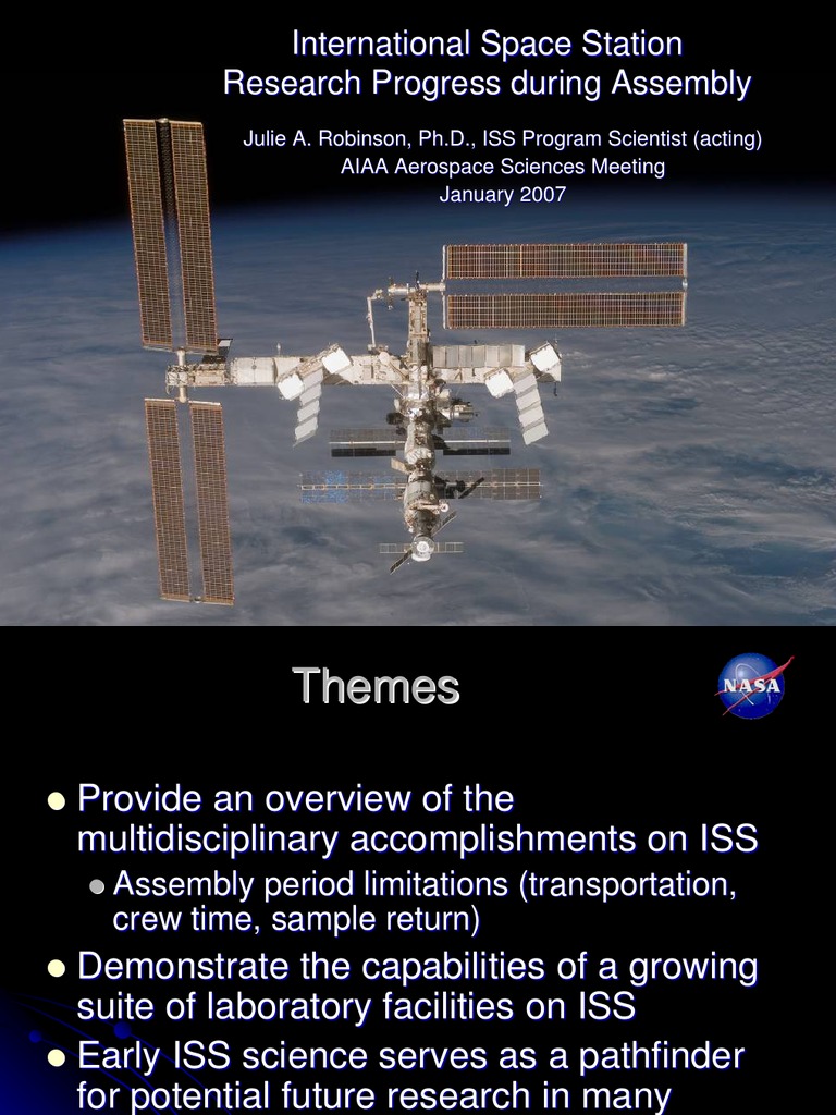 NASA 168741main AIAA 2007 ISSProgress | PDF | International Space ...