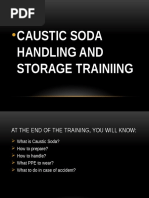Caustic Soda Handling Procedure | PDF | Sodium Hydroxide | Personal ...