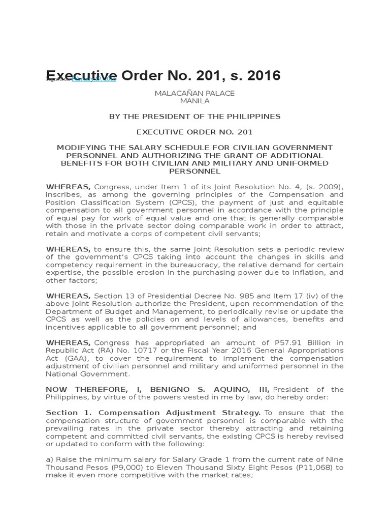 Salary Standardization Law | PDF | Employment | Salary