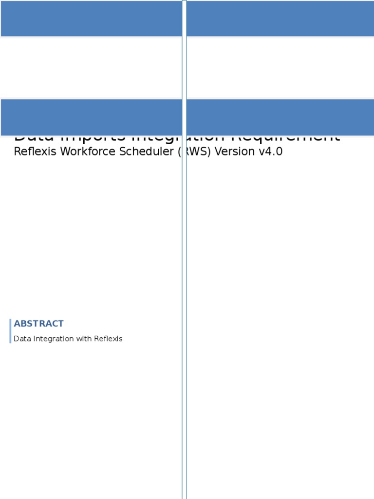 Data Integration Specification V4 | PDF | File Format | Database ...