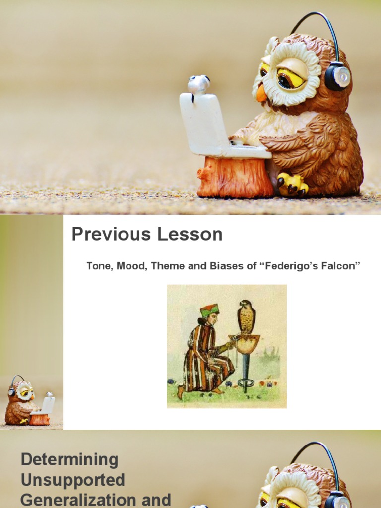 Determining Unsupported Generalization and Exaggeration | PDF ...