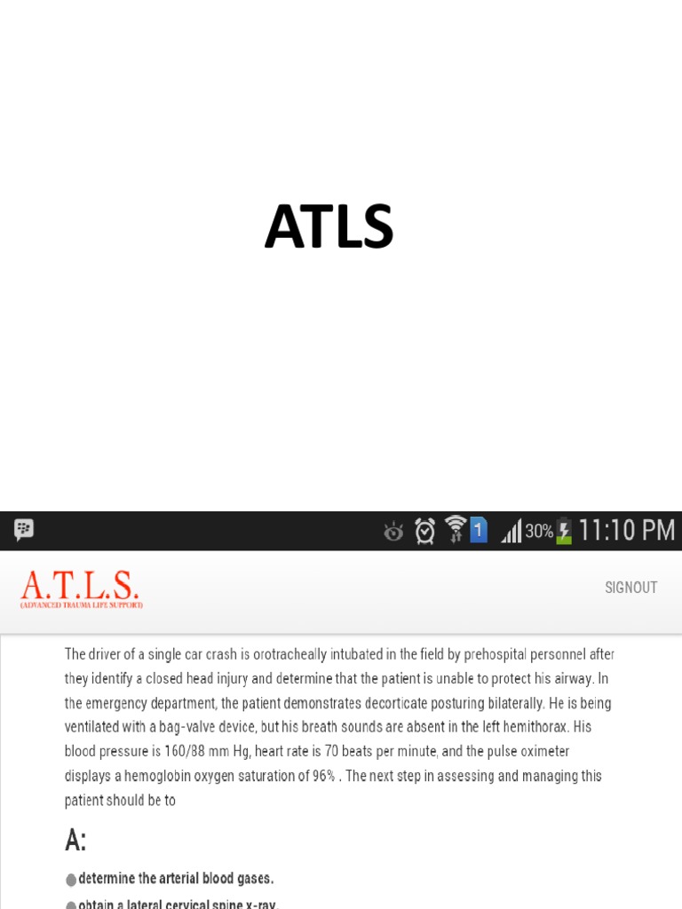 ATLS | PDF