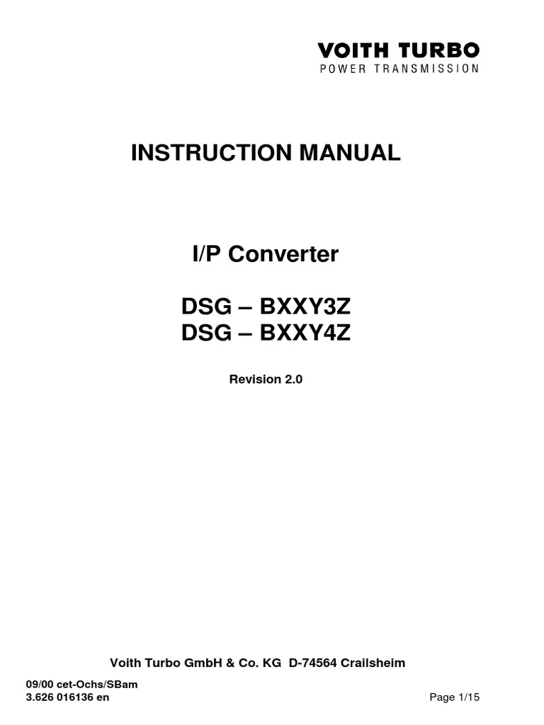 Voith Turbo | PDF | Turbocharger | Switch