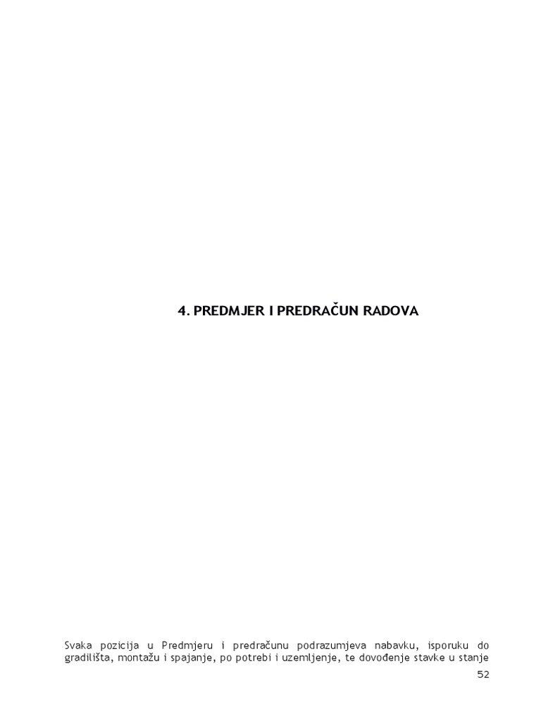 Predmjer I Predračun Radova - OK | PDF