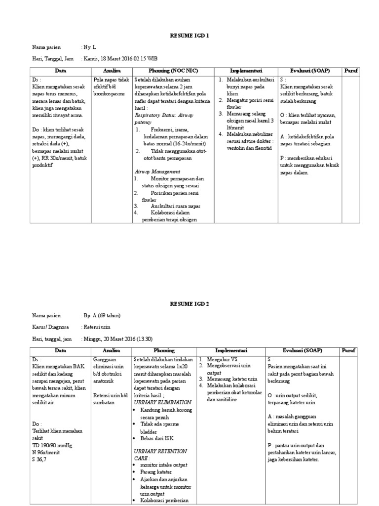 Resume Igd | PDF