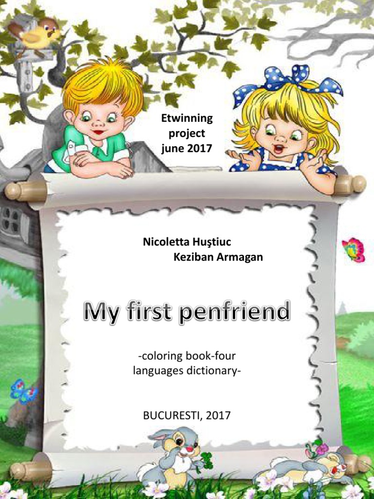 eTwinning Project: Multilingual Coloring Book | PDF