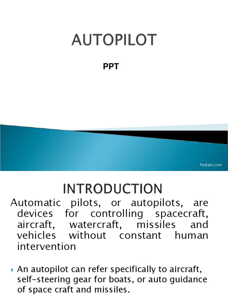 Understanding How Automatic Flight Control Systems and Autopilots ...