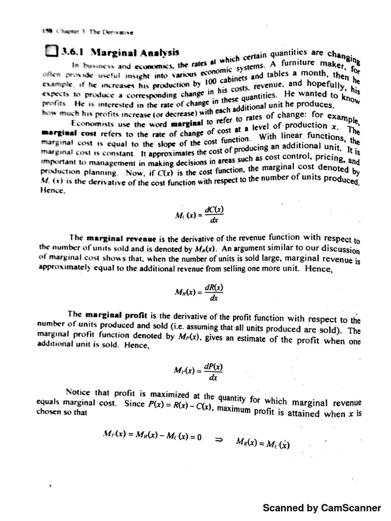 Marginal-Analysis 20170505185030 | PDF