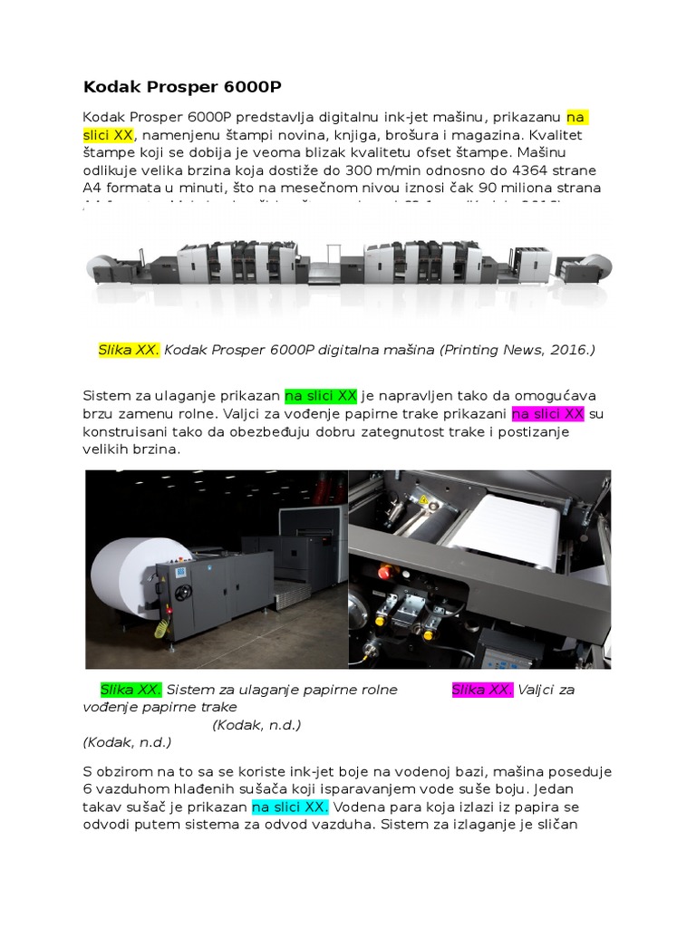 Kodak Prosper 6000 | PDF