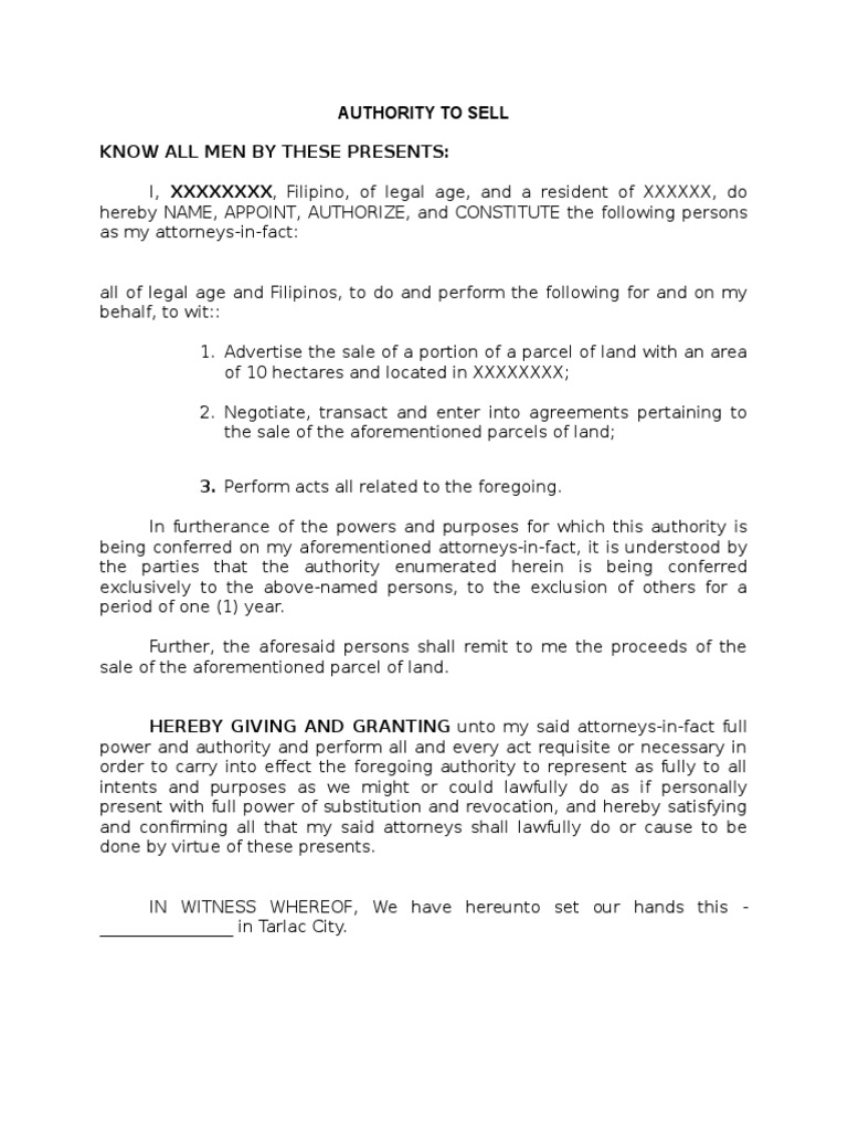 sample-authority-to-sell-pdf