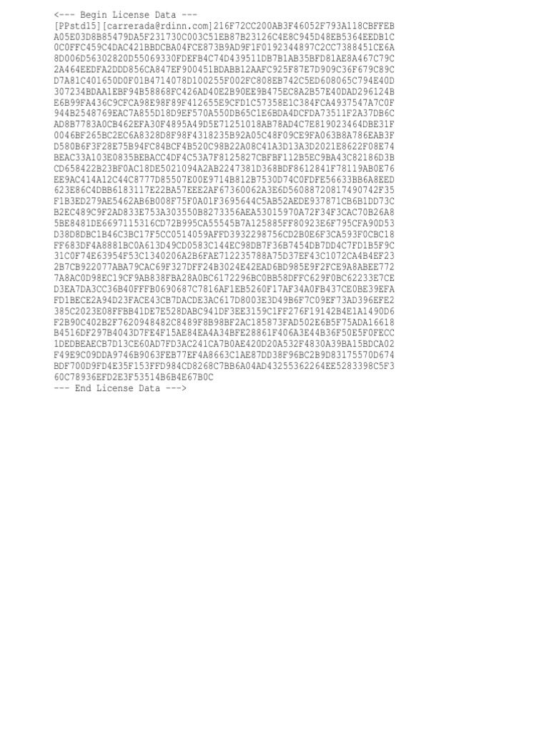License Key | PDF
