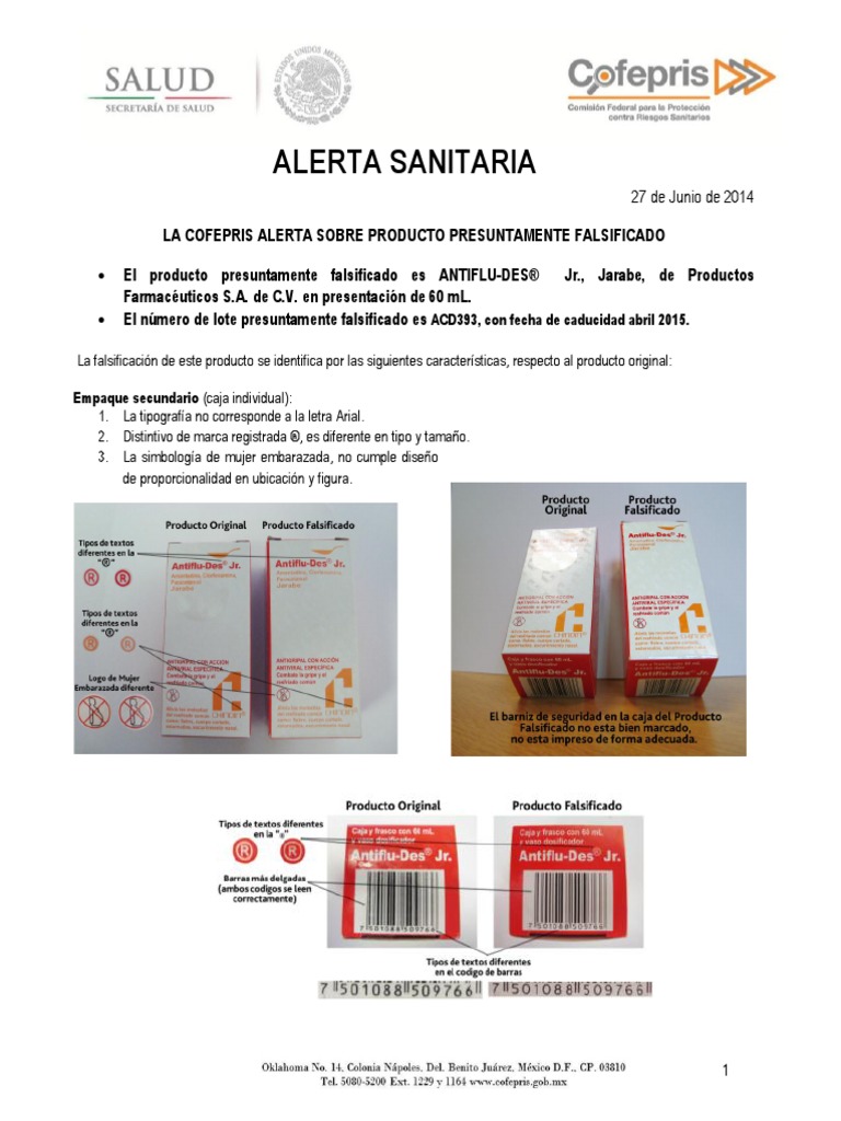 Antiflu Des 27062014 | Medicamentos con receta | Farmacéutico