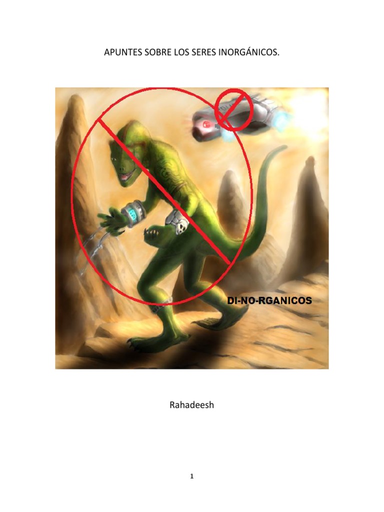Apuntes Sobre Los Seres Inorgánicos | PDF | Homo Sapiens | Science
