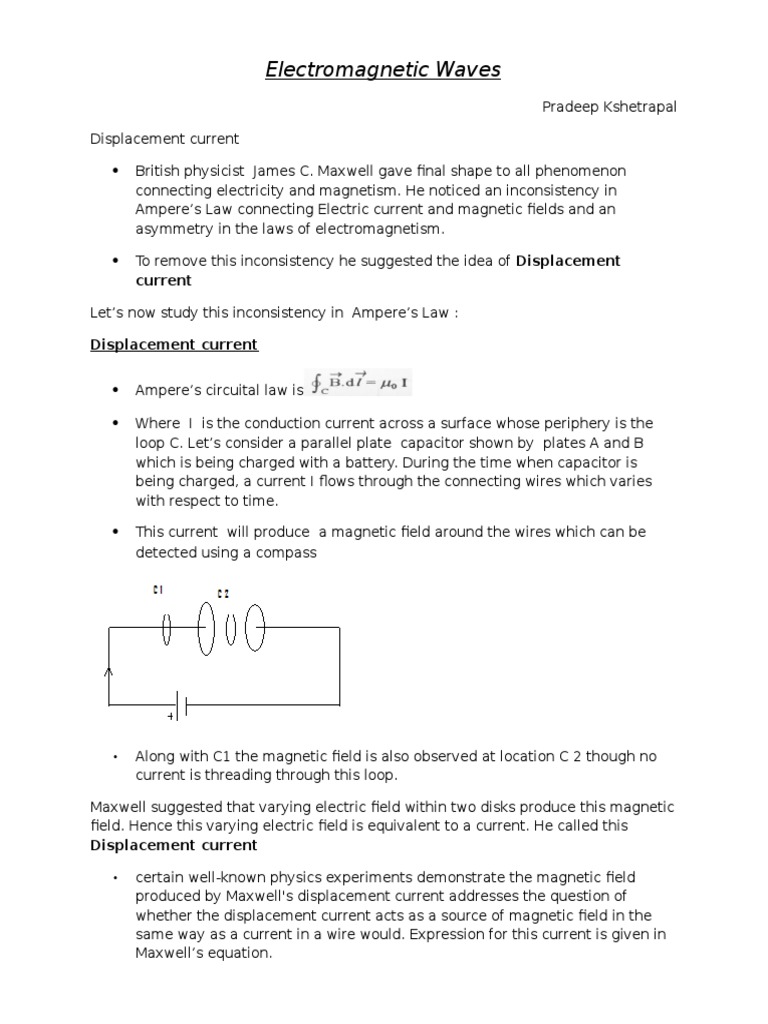 E.M. Waves | PDF | Waves | Electromagnetic Radiation