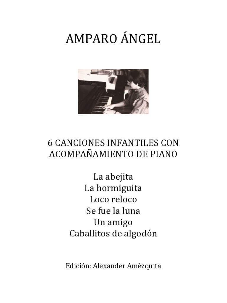 Canciones Infantiles Amparo Angel | PDF | Naturaleza