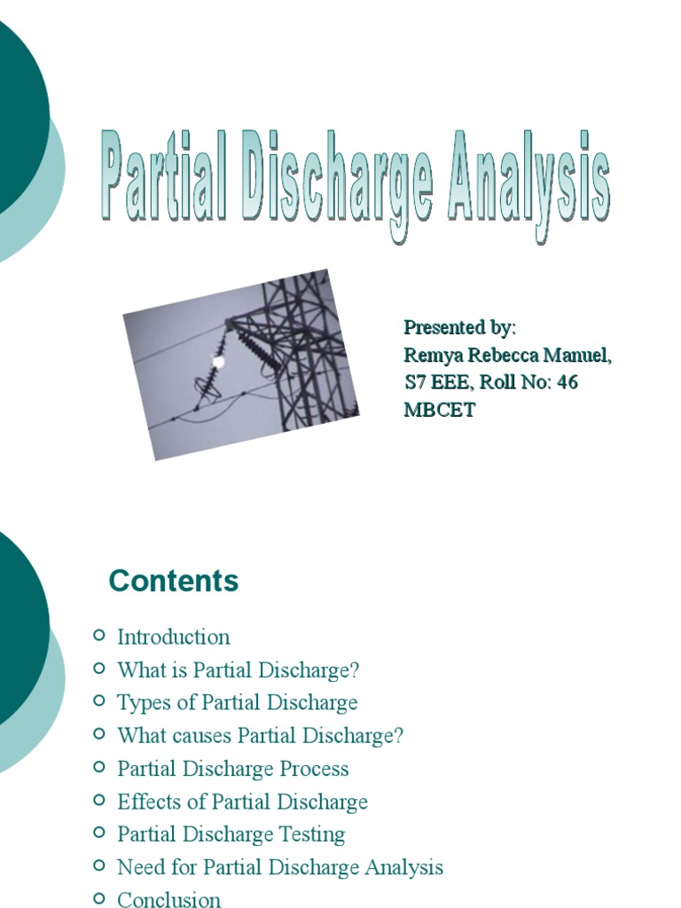 Understanding Partial Discharge in Transformers | PDF | Electrical ...