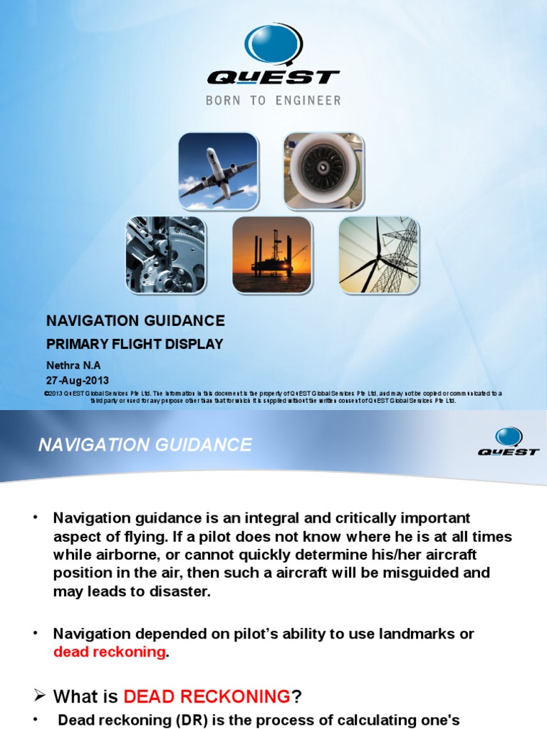 Navigation Guidance: Primary Flight Display | PDF | Airspeed | Aeronautics