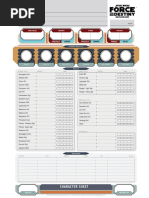 FFG - Unofficial Universal Character Sheets (Default) | PDF