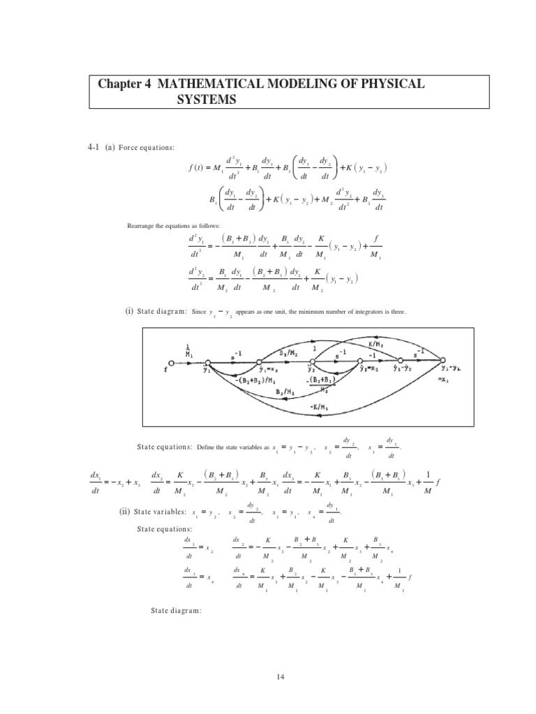 Chapter4-MATHEMATICAL MODELING OF PHYSICAL SYSTEMS | PDF
